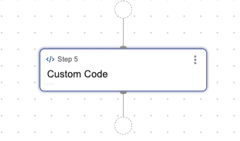 Utilizing the Custom Code Operation